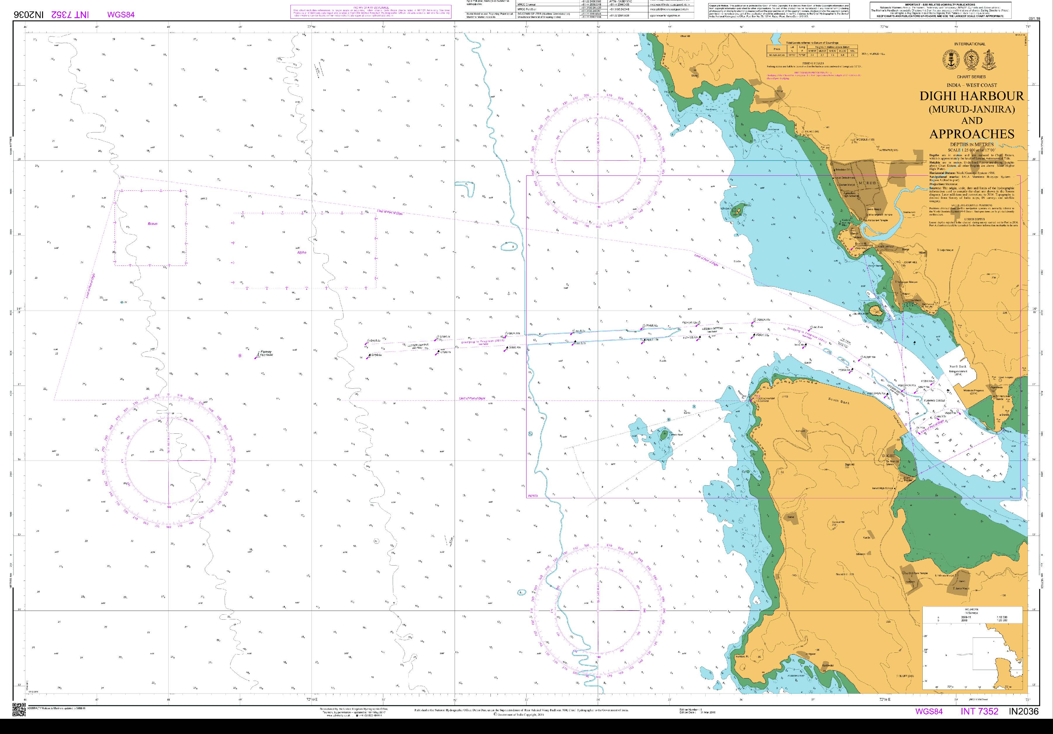 Official ADMIRALY nautical chart distributor for Persian Gulf & India