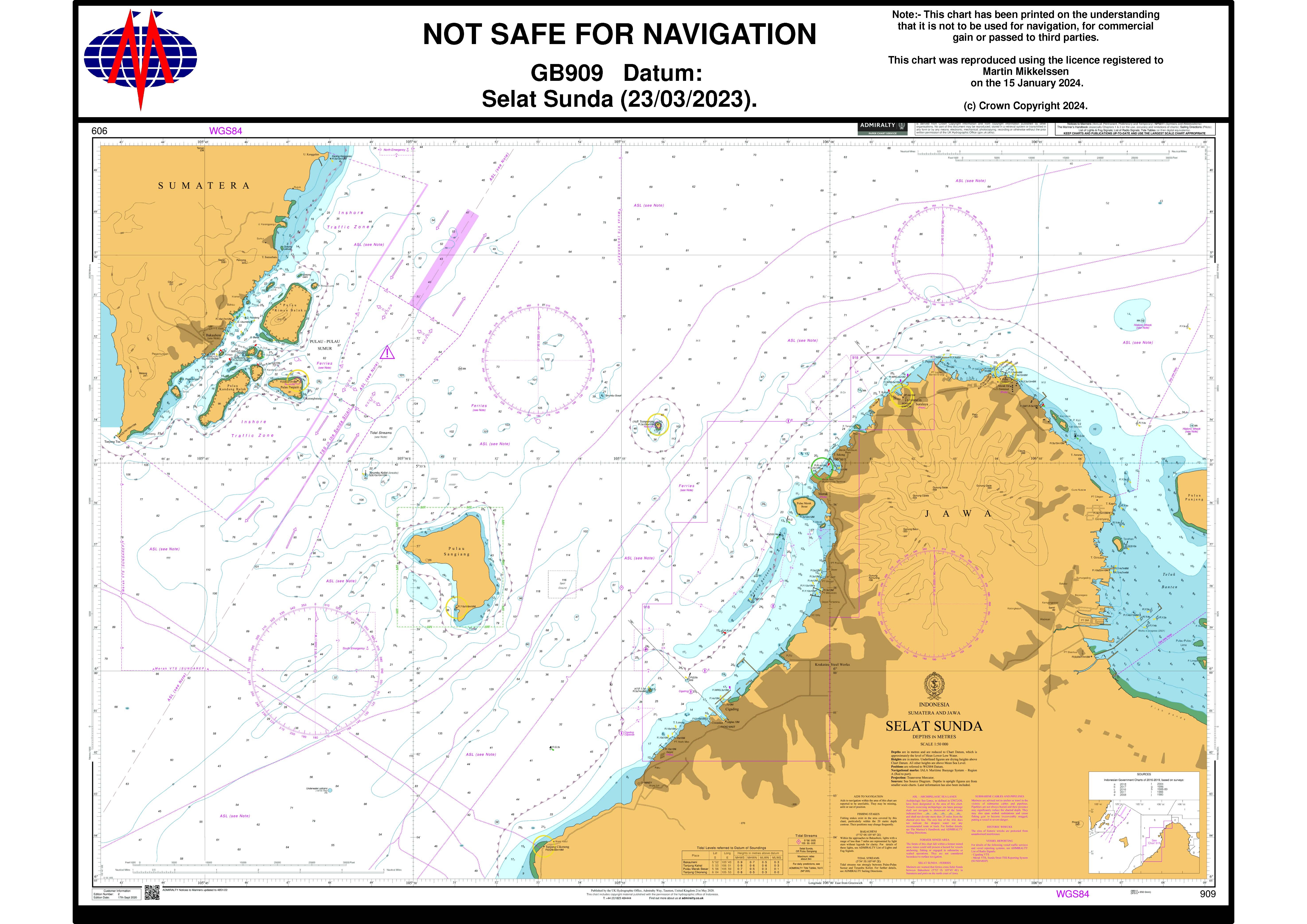Official ADMIRALTY chart distributor for Bengal Bay & Malacca Strait