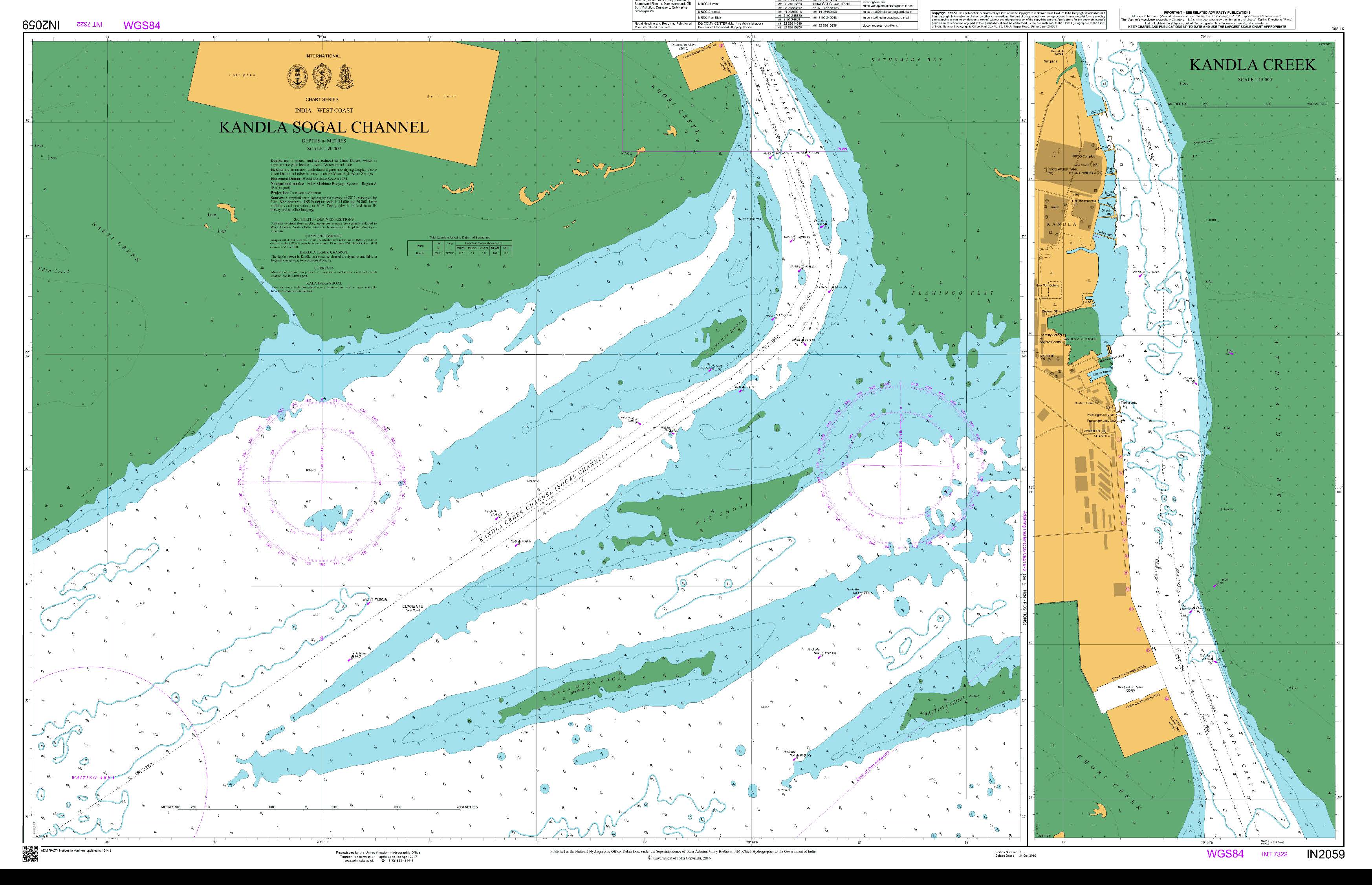 Official ADMIRALY nautical chart distributor for Persian Gulf & India