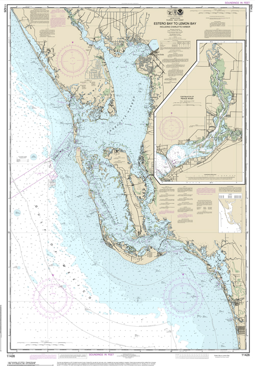 NOAA sea charts (National Oceanic & Atmospheric Administration)