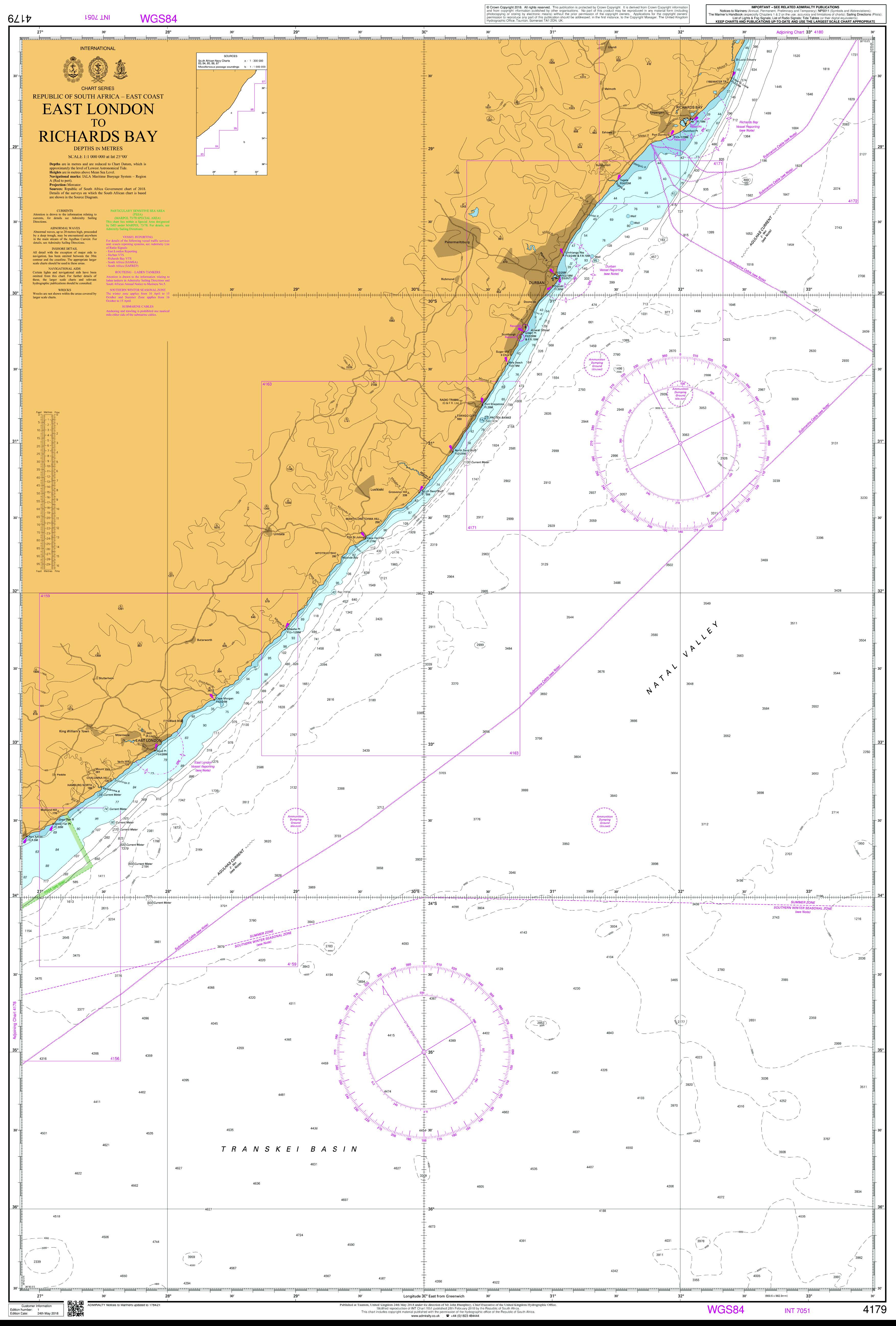Official ADMIRALTY nautical chart distributor for Africa