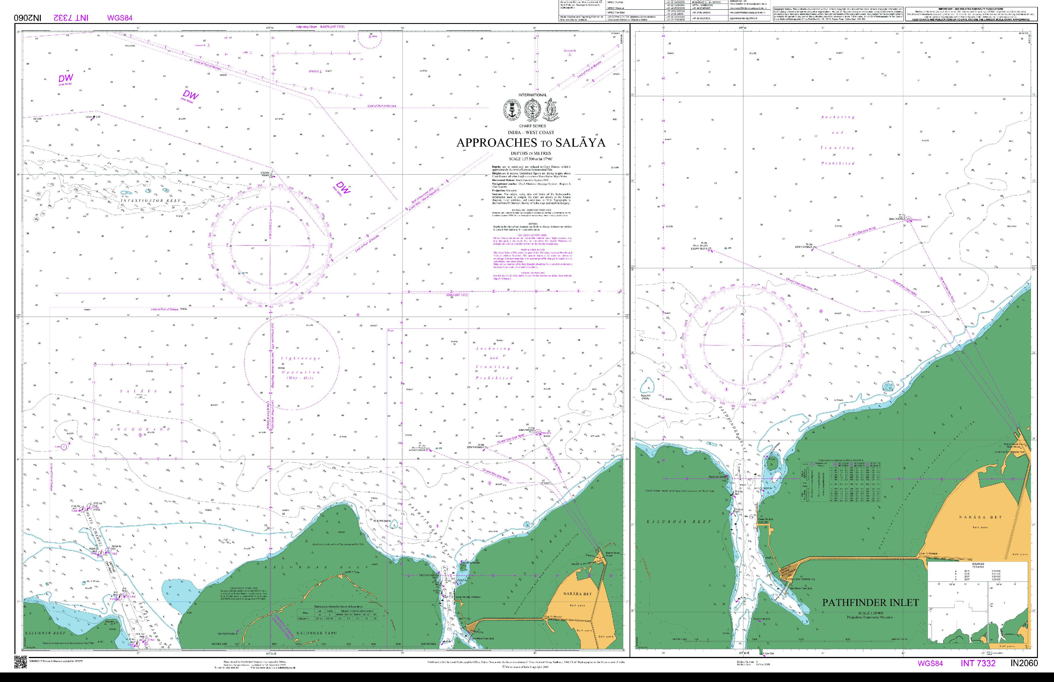 Official ADMIRALY nautical chart distributor for Persian Gulf & India