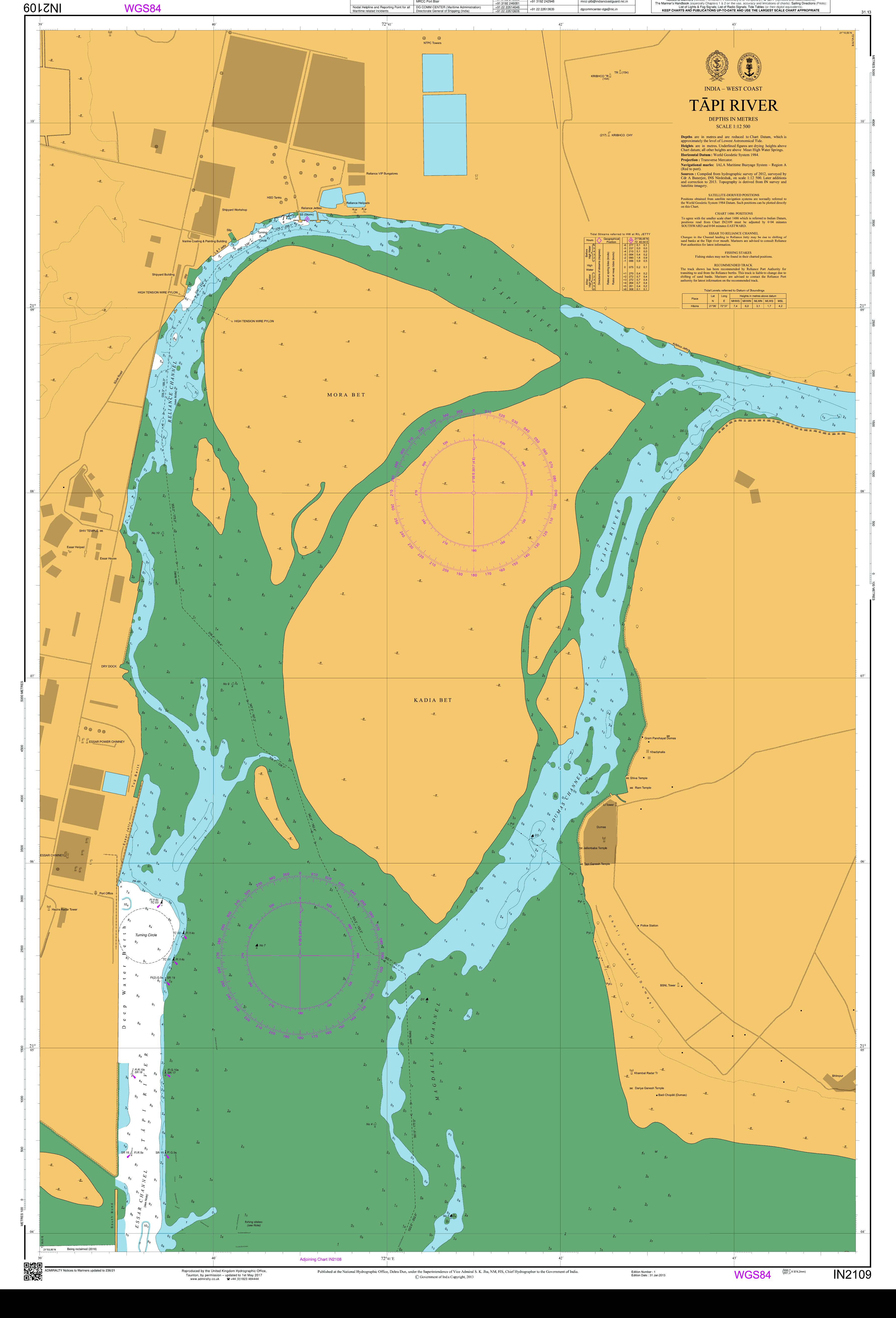 Official ADMIRALY nautical chart distributor for Persian Gulf & India