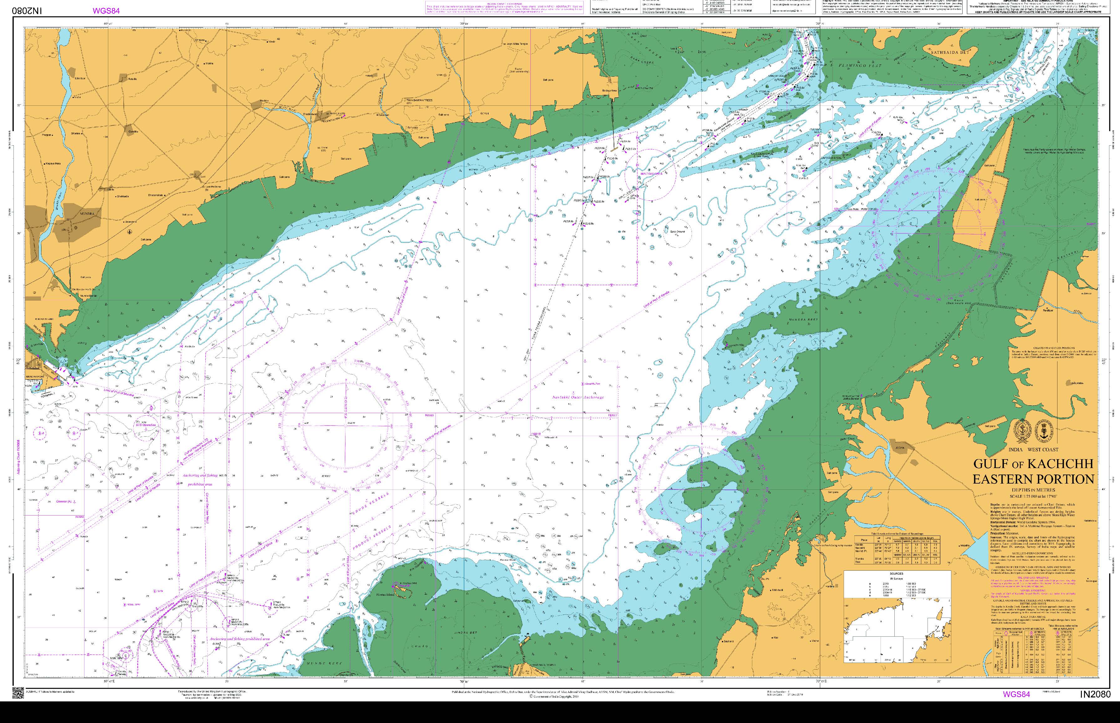 Official ADMIRALY nautical chart distributor for Persian Gulf & India