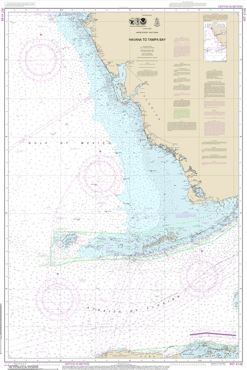 NOAA sea charts (National Oceanic & Atmospheric Administration)