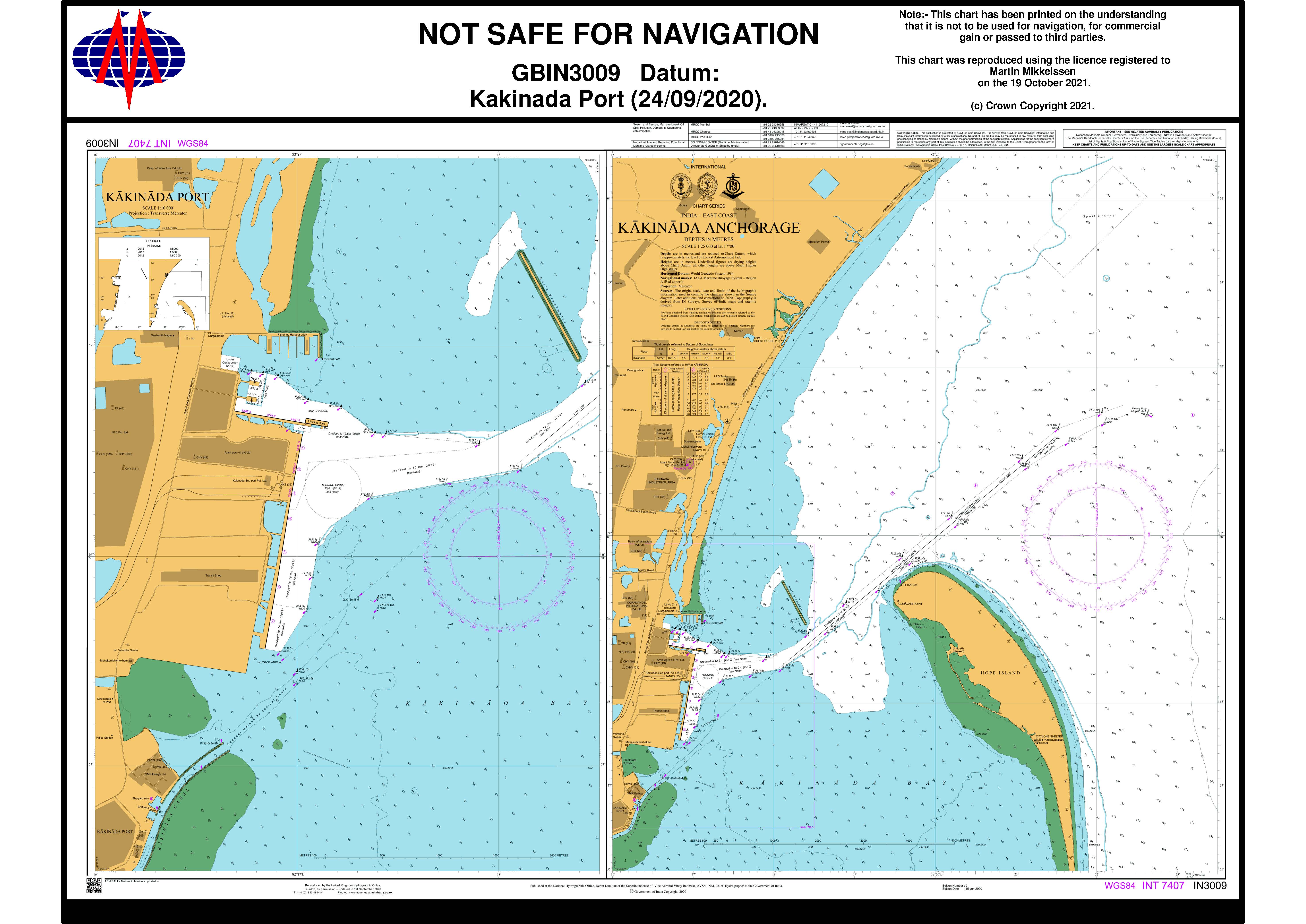 Official ADMIRALTY chart distributor for Bengal Bay & Malacca Strait