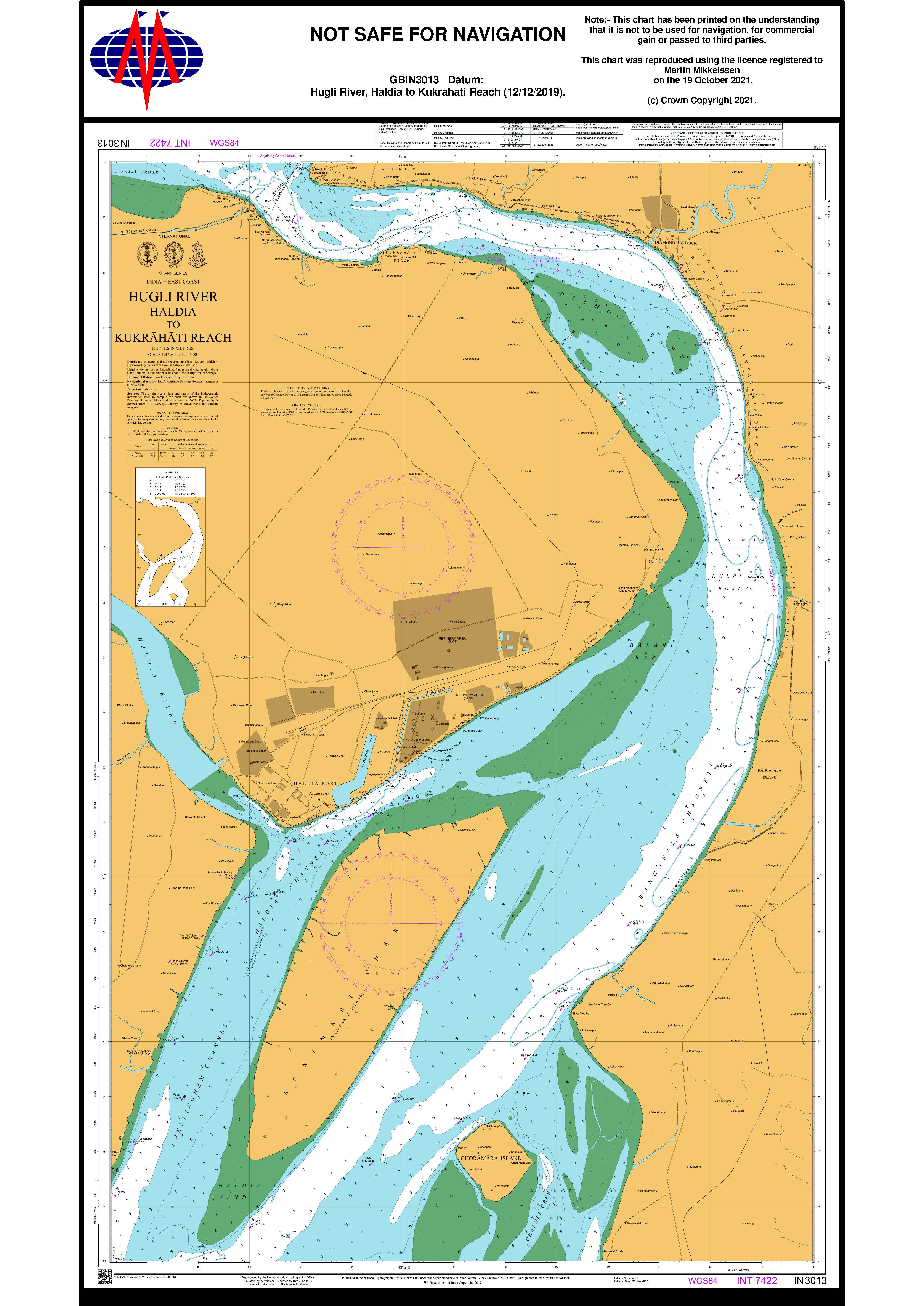 Official ADMIRALTY chart distributor for Bengal Bay & Malacca Strait