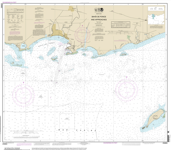 NOAA sea charts (National Oceanic & Atmospheric Administration)