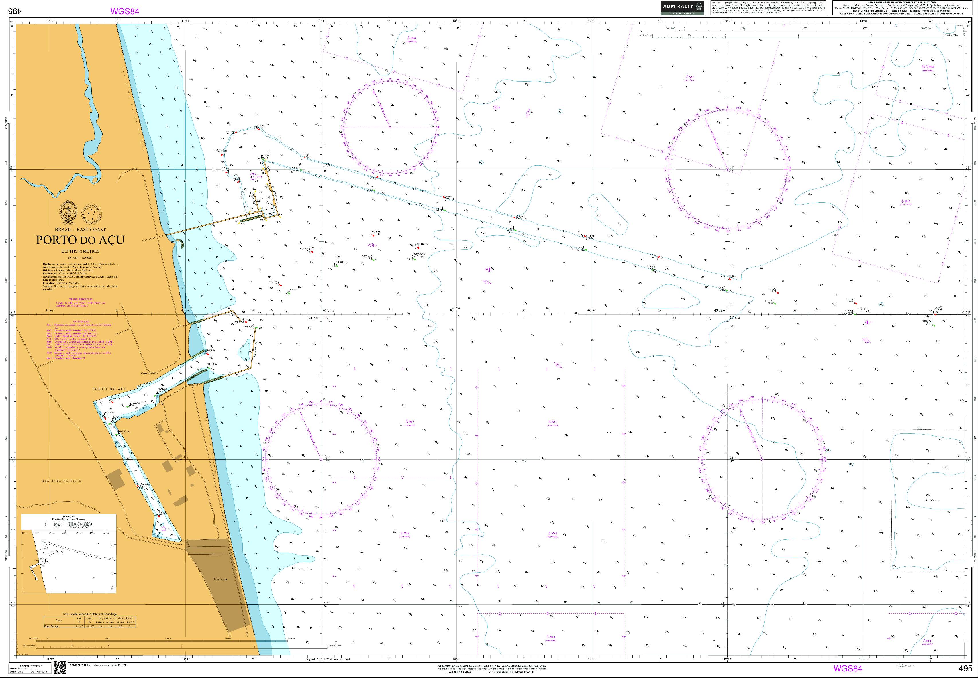Nautical Chart 495 Porto do Acu