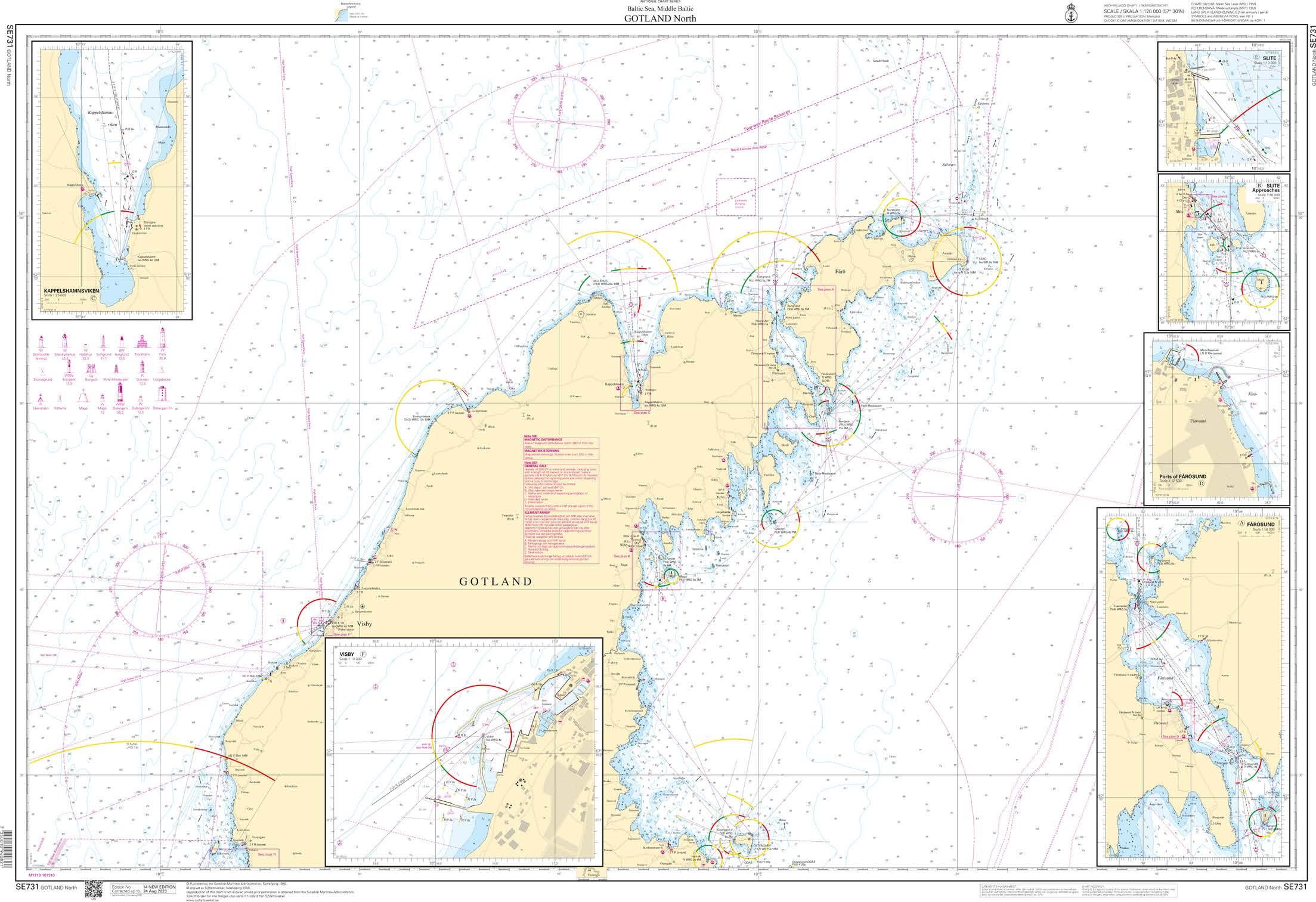 Detailed Swedish Maritime Charts in our online store: find them here today!