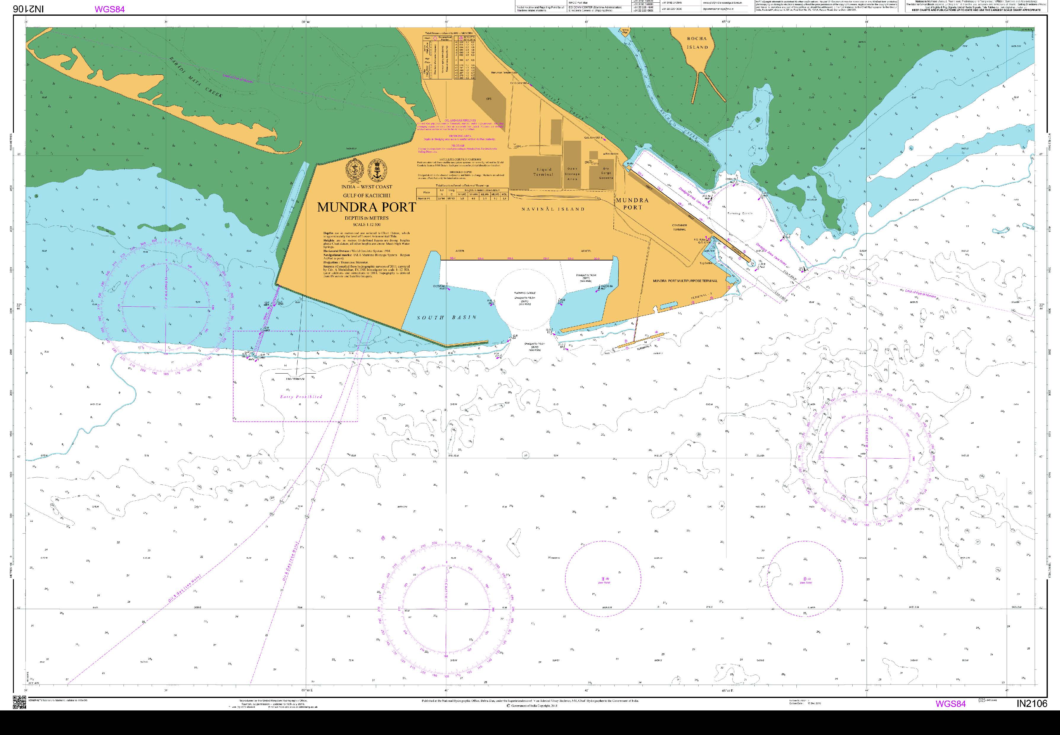 Official ADMIRALY nautical chart distributor for Persian Gulf & India