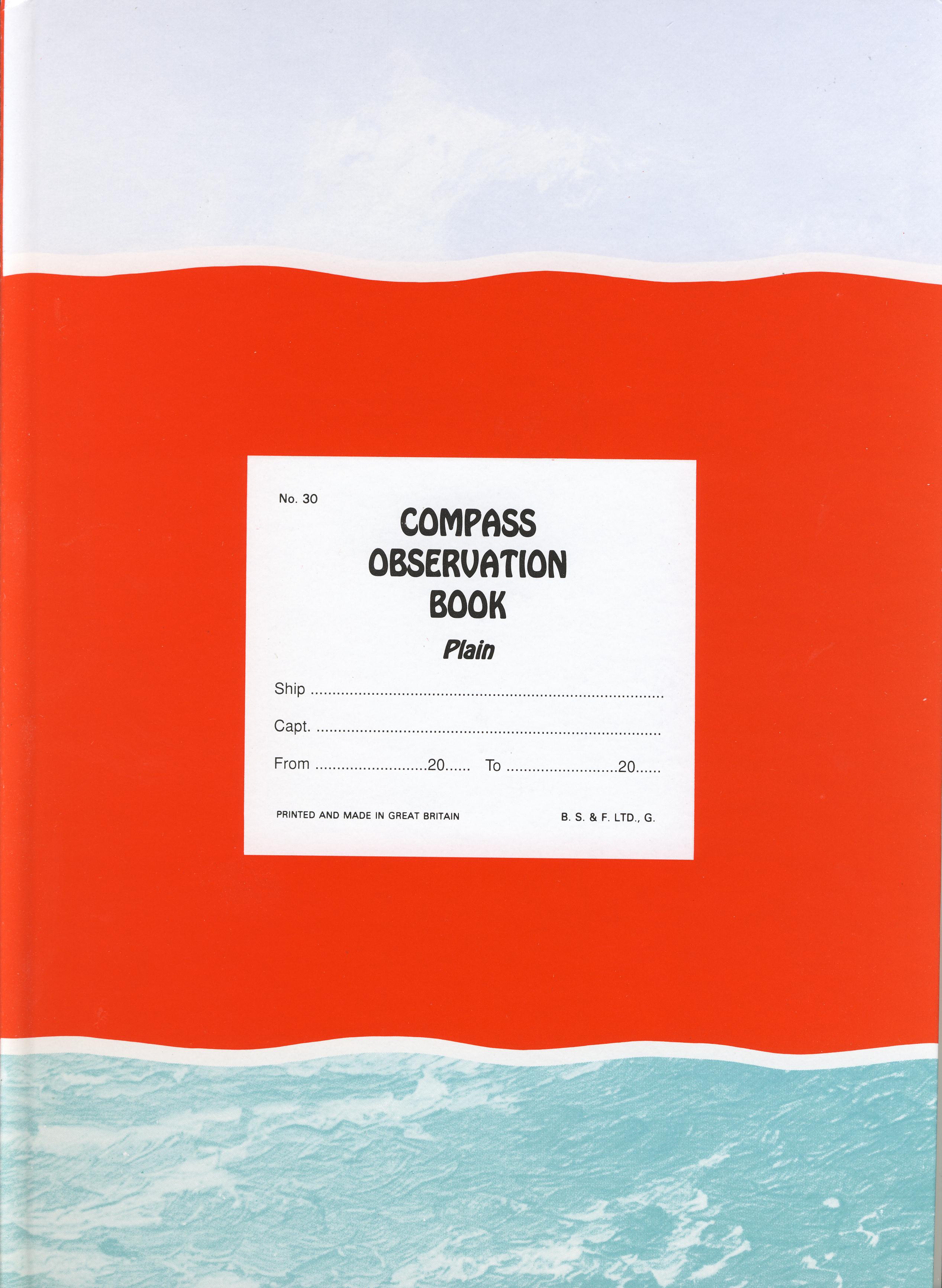 Compass Observation Book No30