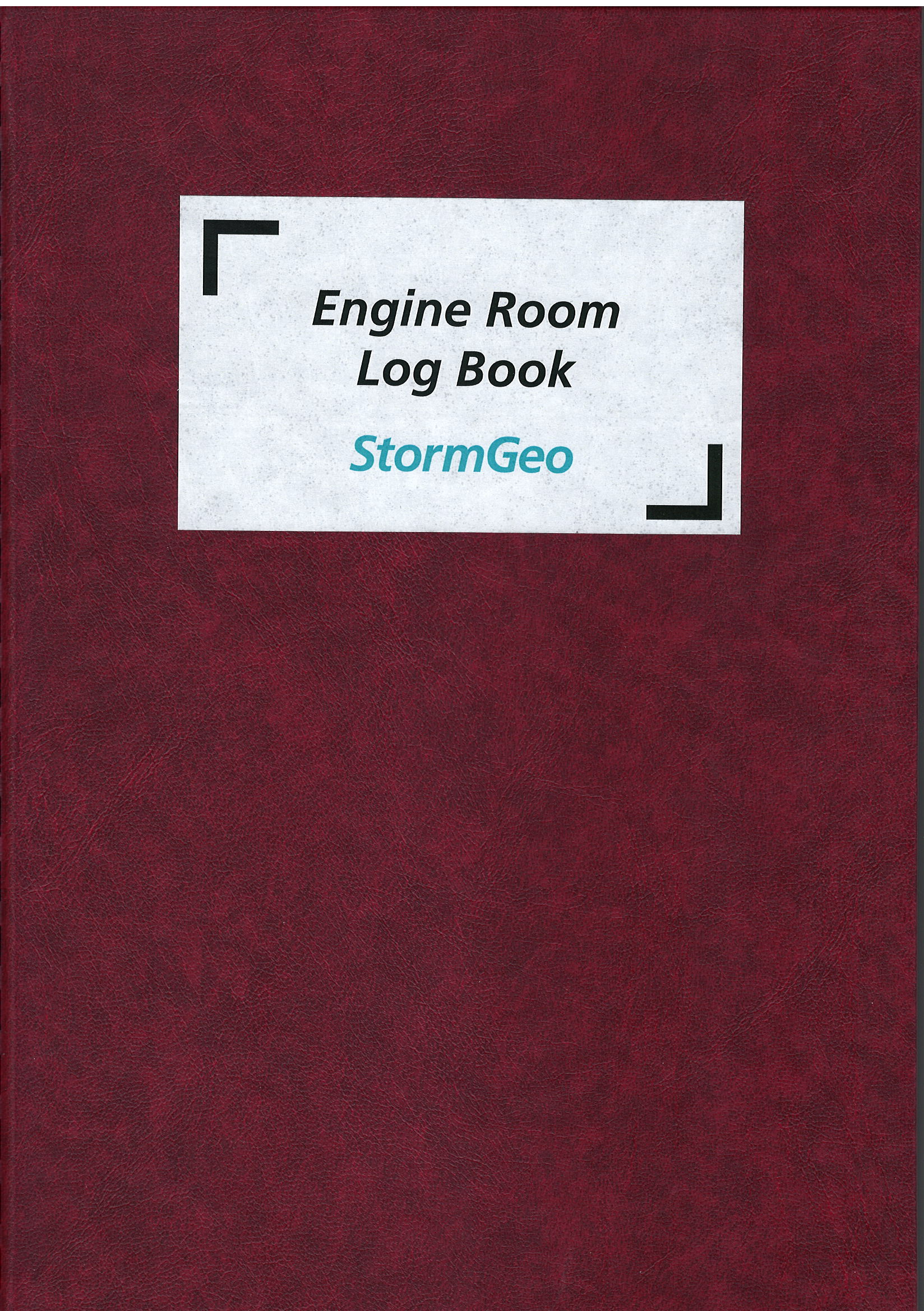 Engine Room Log Book Nis